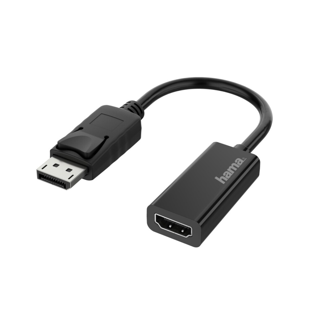 Hama Video-adapter DisplayPort-stekker – HDMI™-aansluiting Ultra-HD 4K ...
