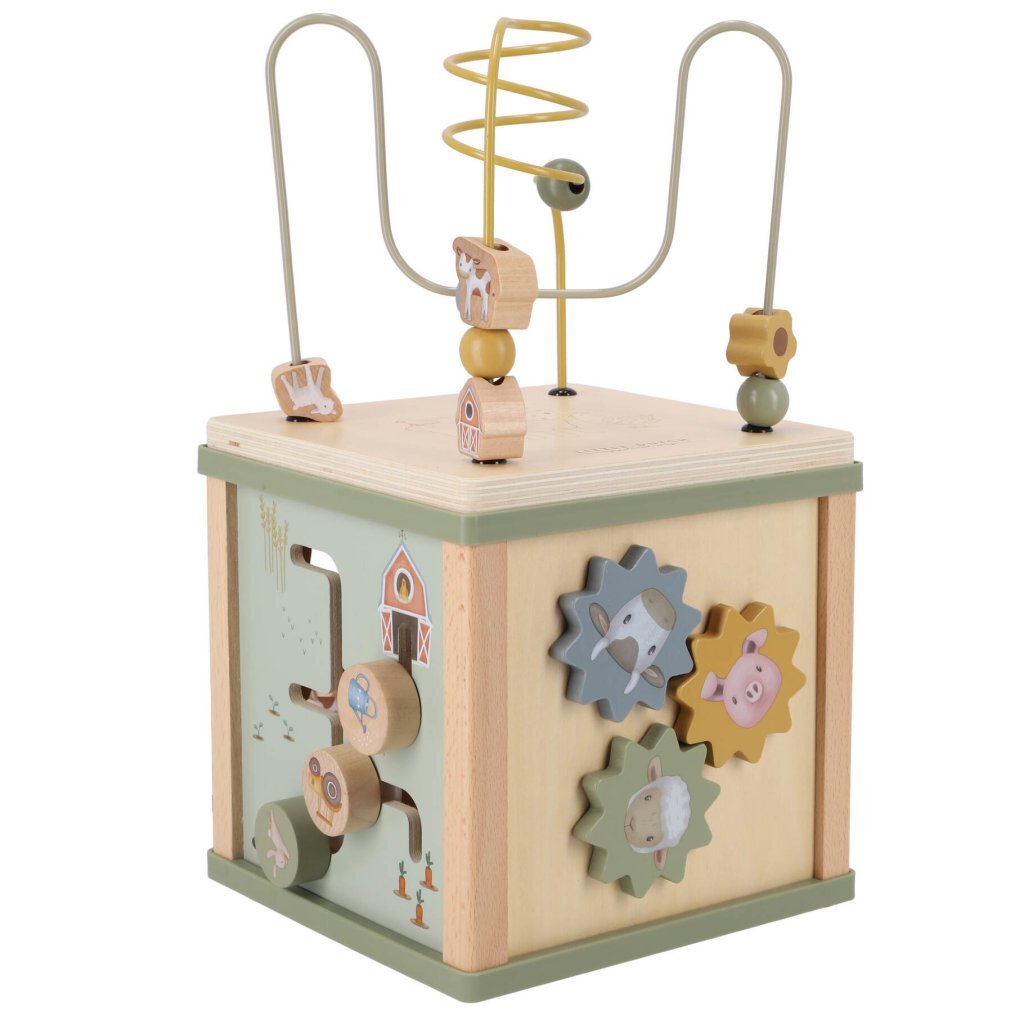 Little Dutch Farm Houten Activiteitenkubus – Onlinehandelshuis