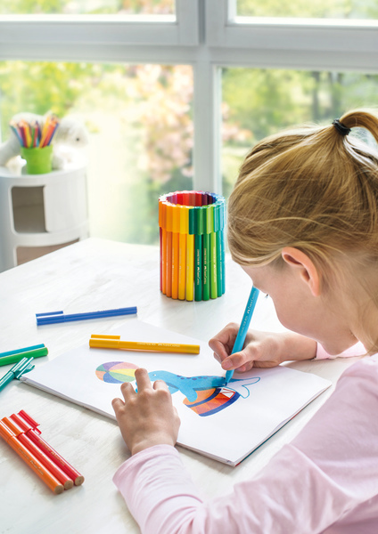 Faber Castell FC-155579 Uitwasbare Connector Stiften Koffer 80 Stuks ...