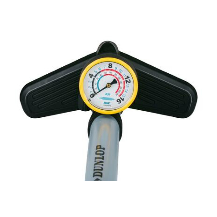 Dunlop Fietspomp Grijs met Drukmeter – Onlinehandelshuis