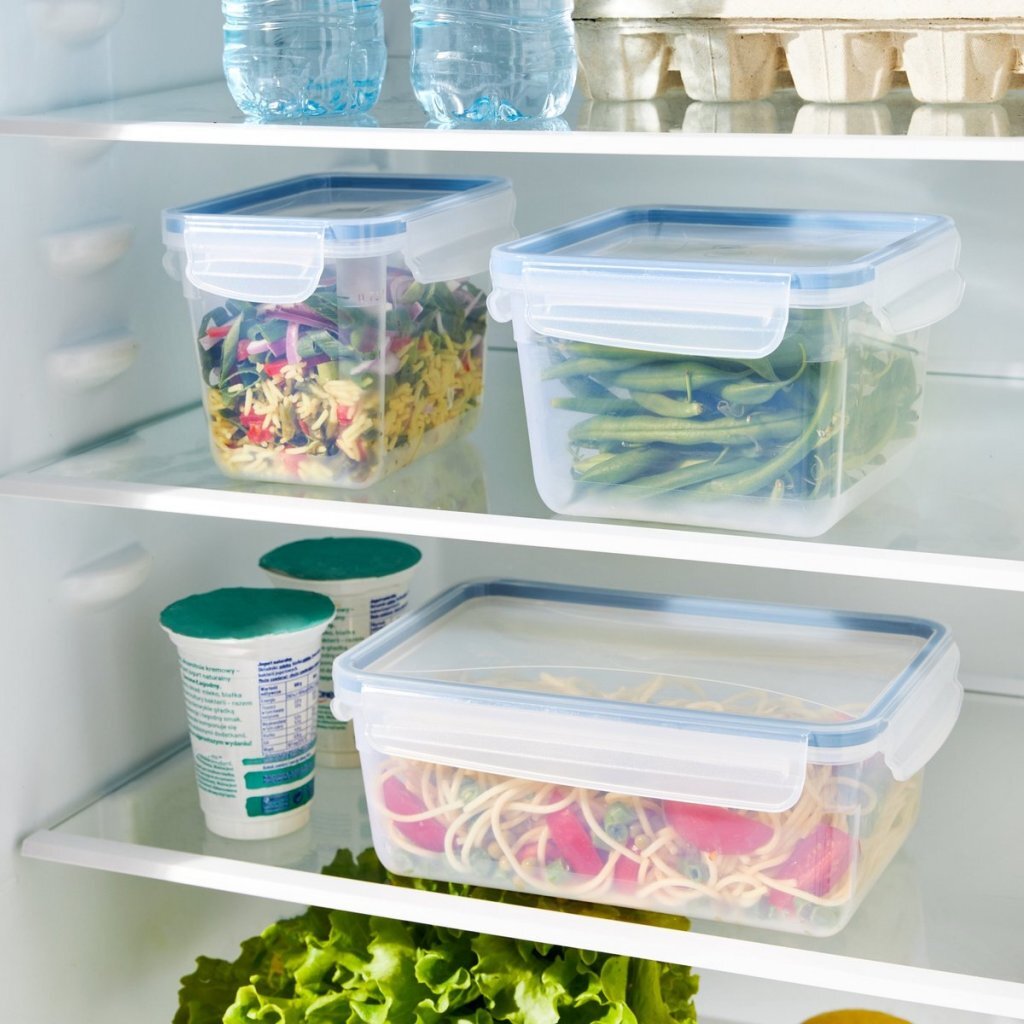 Rotho Clic & Lock Koelkast Bewaardoos 3L Horizon Blauw/Transparant ...